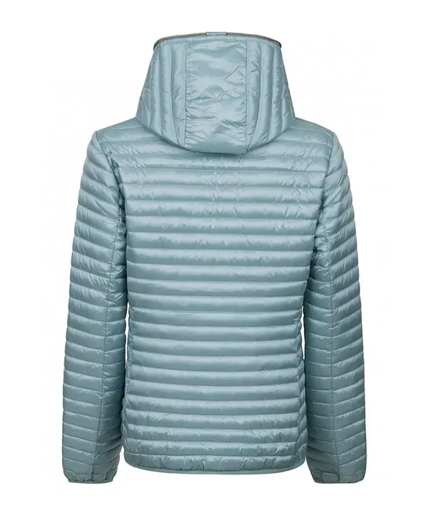 SAVE THE DUCK Quilted Hooded Jacket - Aqua