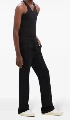 COURREGES Courrèges Logo Embroidered Drawstring Pants
