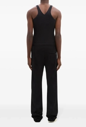 COURREGES Courrèges Logo Embroidered Drawstring Pants