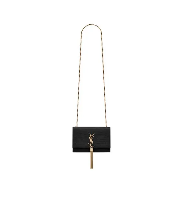 Saint Laurent Kate Small Chain Bag - Black