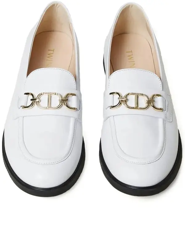 TWINSET Leather Loafers