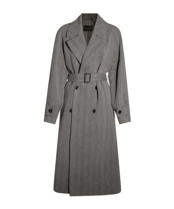 Loro Piana Long Double-breasted Coat