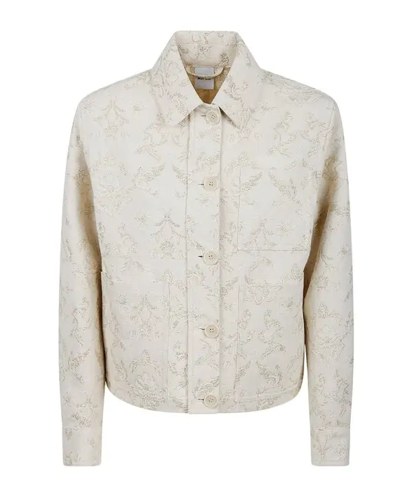 Aspesi Embroidered Graphic Casual Jacket