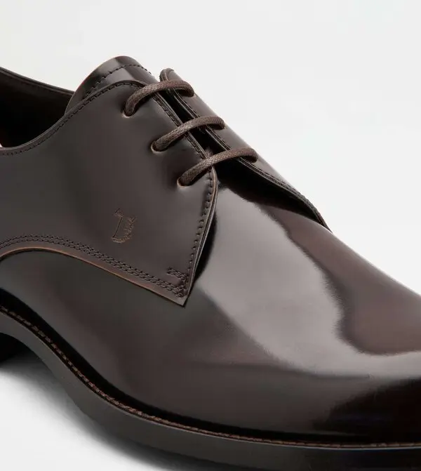 TOD'S Debossed-logo Derby Shoes