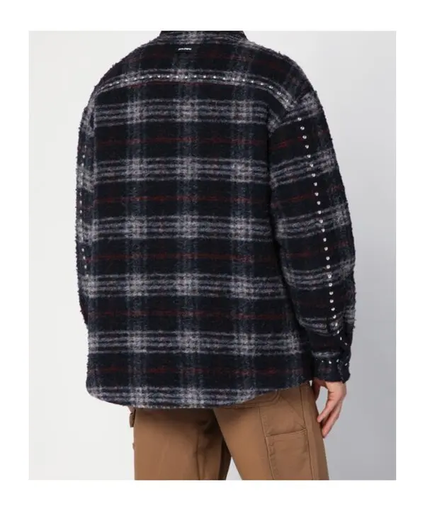 Palm Angels Studded Checked Shirt
