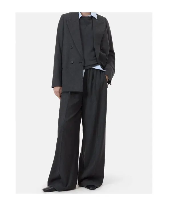 Closed Double-breasted Suit Jacket