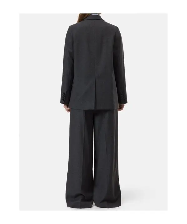 Closed Double-breasted Suit Jacket