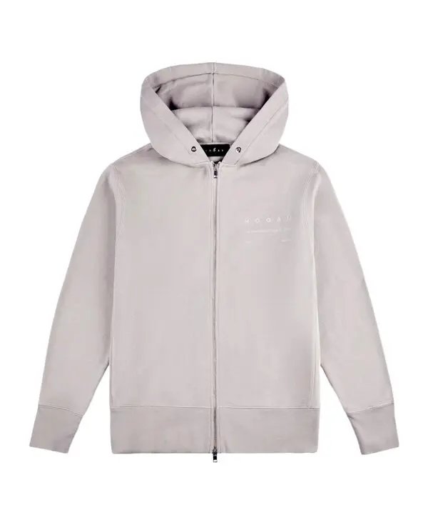 Hogan Logo-printed Zipped Hoodie