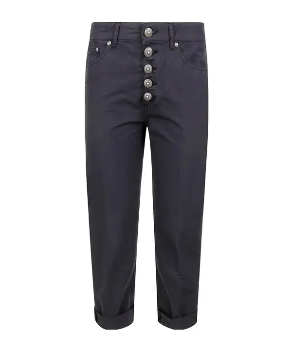 DONDUP Cropped Button-front Pants