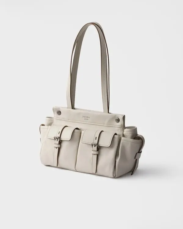 Prada Route Leather Tote Bag