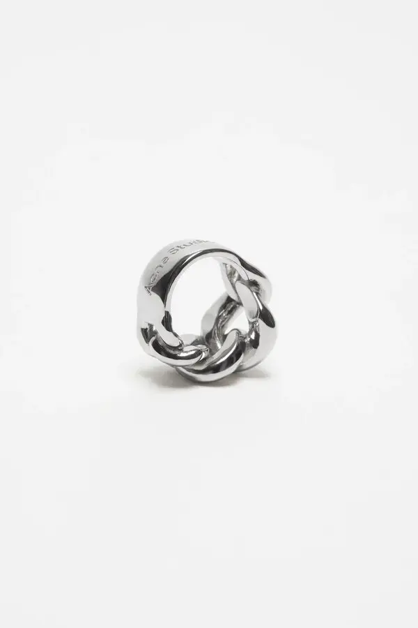 Acne Studios Chain Link Ring In Tone Brass
