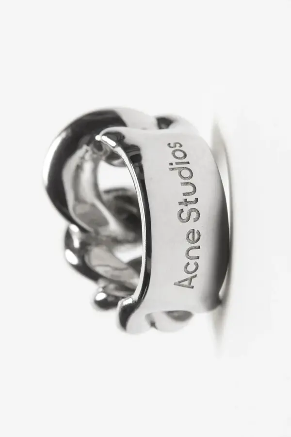 Acne Studios Chain Link Ring In Tone Brass