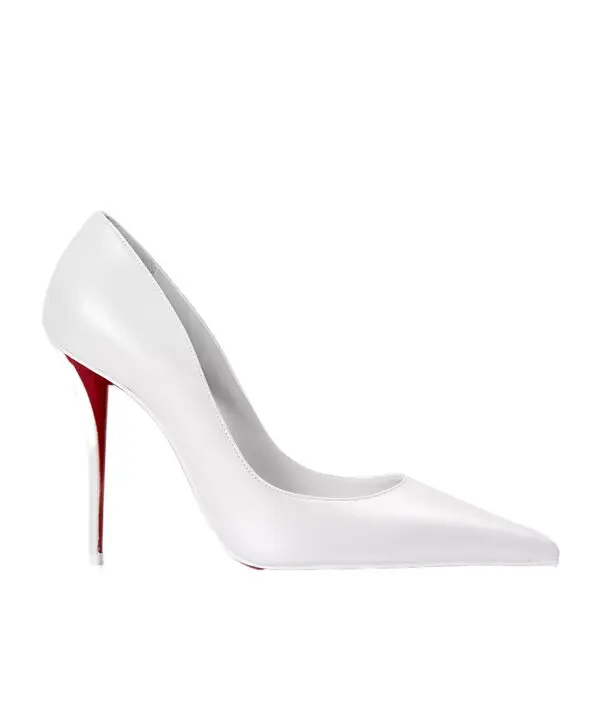 CHRISTIAN LOUBOUTIN Sole Leather Miss Z Pumps - White