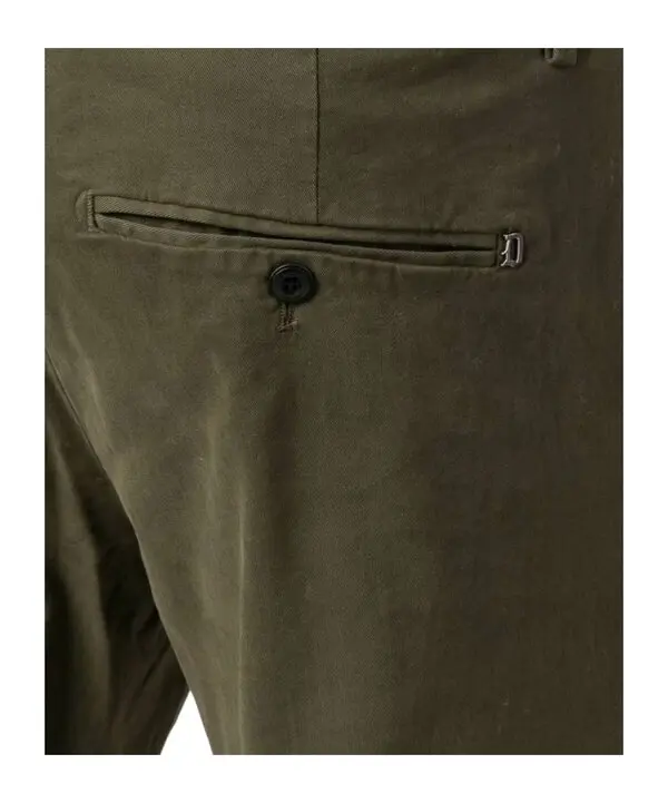 DONDUP Slim Cut Stretched Chinos - Green