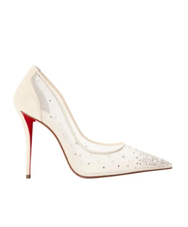 CHRISTIAN LOUBOUTIN Embellished Pointed Toe Stilettos