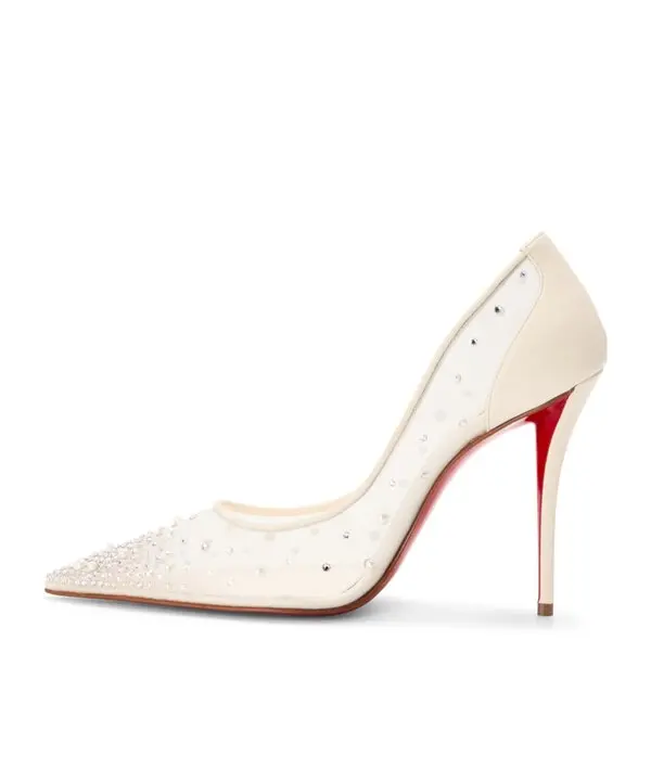 CHRISTIAN LOUBOUTIN Embellished Pointed Toe Stilettos