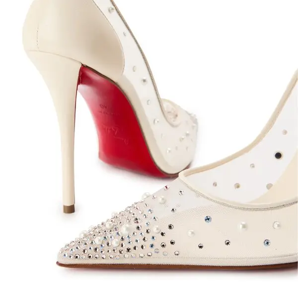CHRISTIAN LOUBOUTIN Embellished Pointed Toe Stilettos