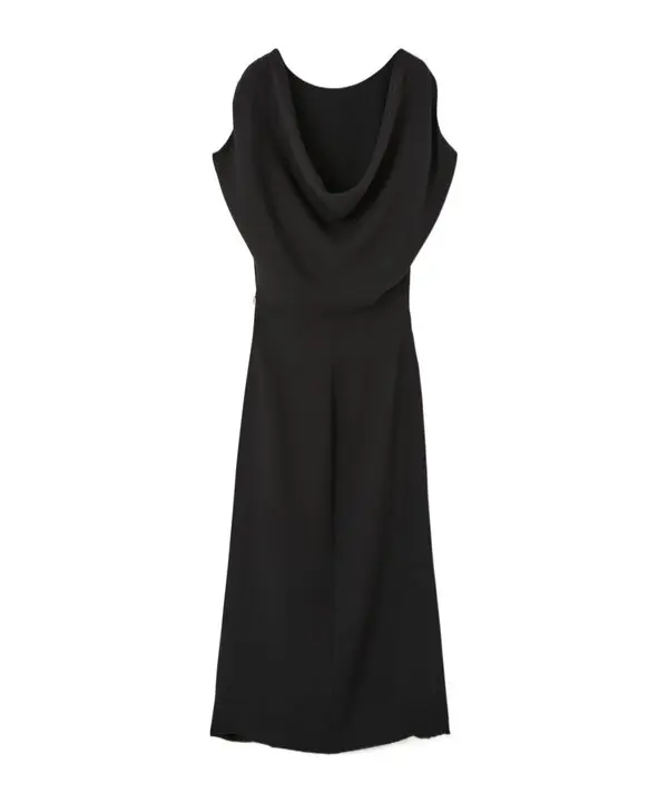 Loro Piana Blacky Dress With Back Drape