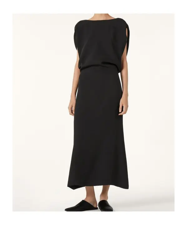 Loro Piana Blacky Dress With Back Drape