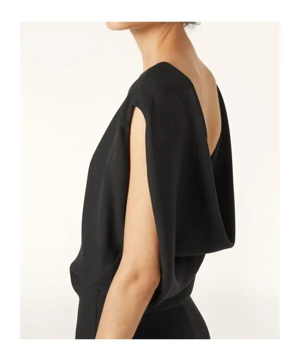 Loro Piana Blacky Dress With Back Drape
