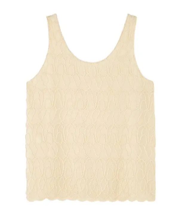 Loro Piana Crew Neck Tank Top