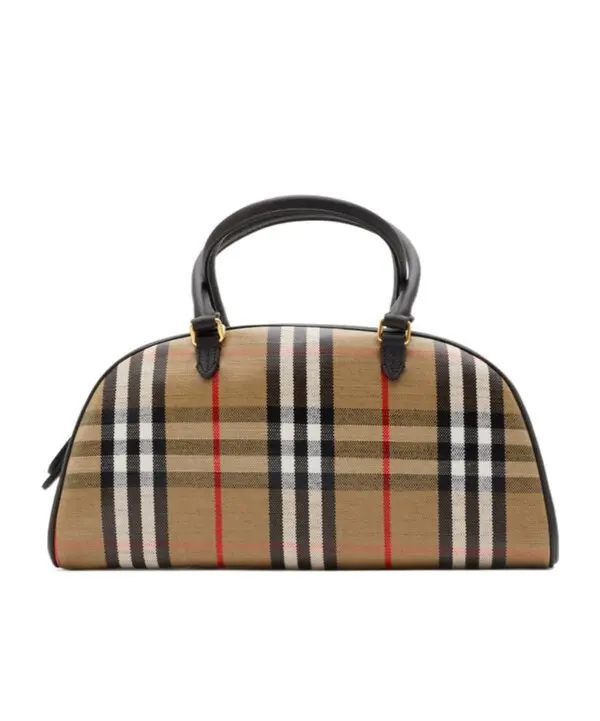 Burberry Highlands Checked Tote Bag