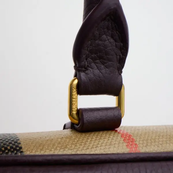 Burberry Highlands Checked Tote Bag