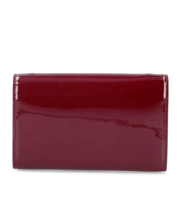 Saint Laurent Logo Plaque Foldover Top Wallet