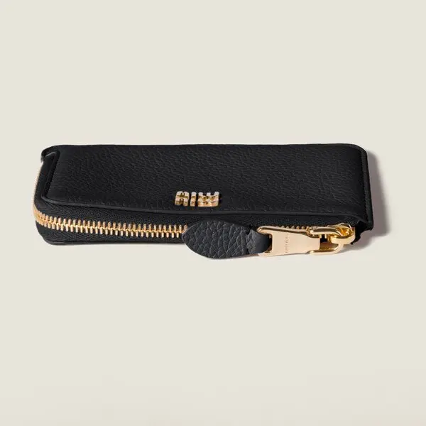 Miu Miu Leather Pouch Card Holder