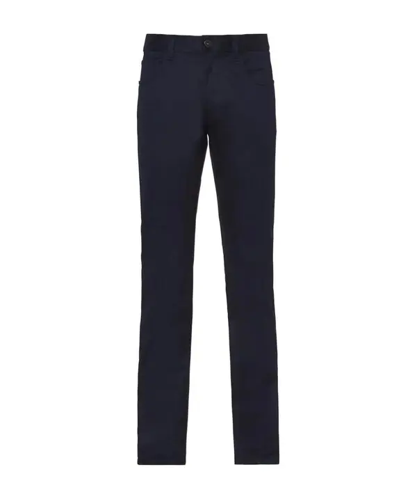 Prada Stretch Drill Five-pocket Trousers