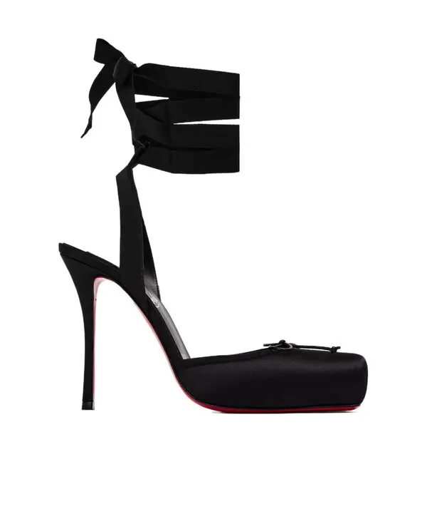 CHRISTIAN LOUBOUTIN Cassia Lace-up Pumps - Black