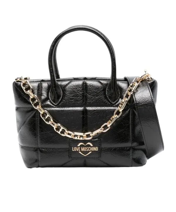 Moschino Love Logo-lettering Chain Crossbody Bag