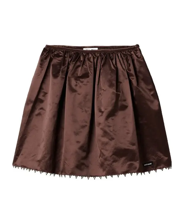 Miu Miu Satin Skirt