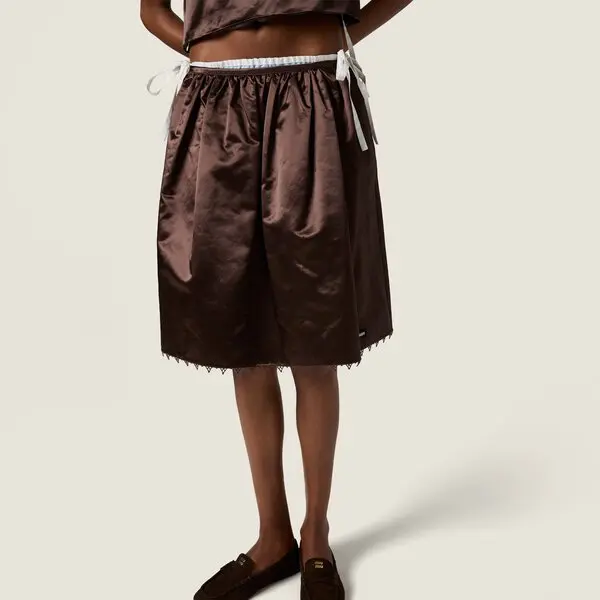Miu Miu Satin Skirt