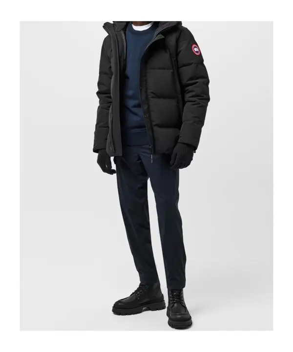 Canada Goose Logo Patch Down Parka Jacket