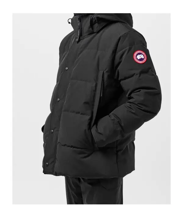 Canada Goose Logo Patch Down Parka Jacket