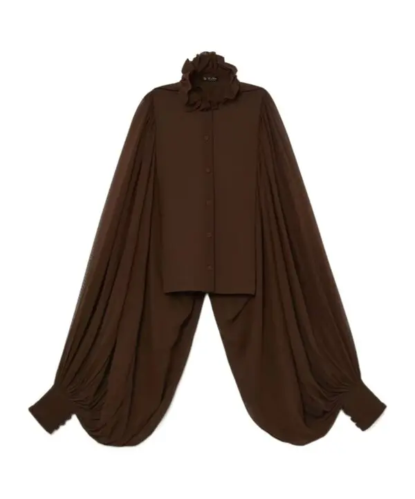 Loro Piana Brace Blouse - Brown