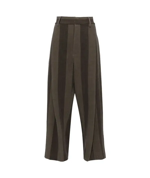 UMA WANG Casual Pants With Waist And Loop Straps