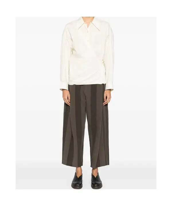 UMA WANG Casual Pants With Waist And Loop Straps