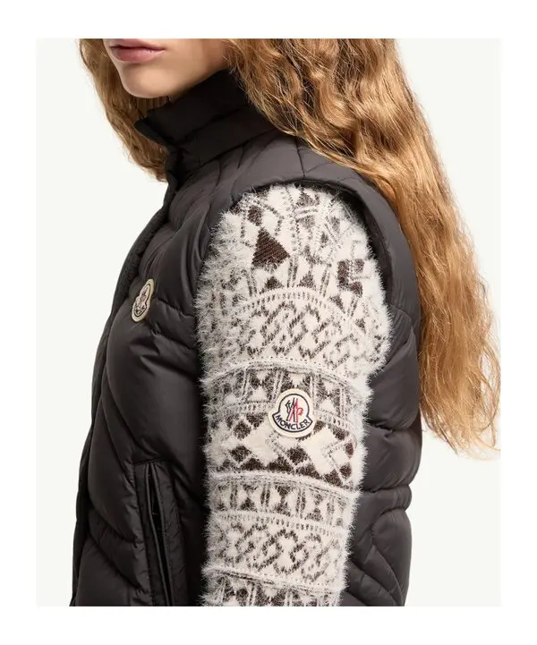 Moncler Leona 2-in-1 Hooded Short Down Jacket