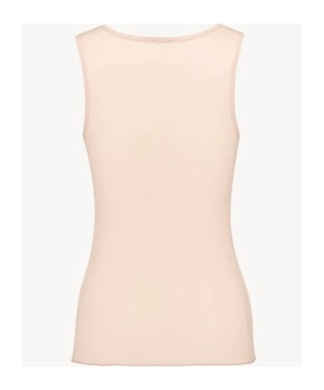 Saint Laurent Ribbed Silk V-neck Lace Trim Tank Top