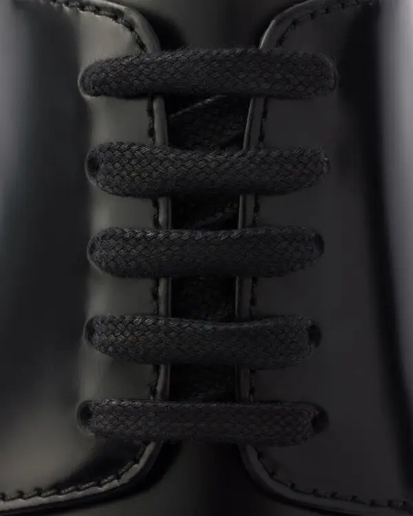 Prada Lace-up Sneakers With Embossed Logo