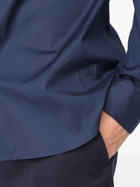 FAY Long Sleeve Cotton Shirt