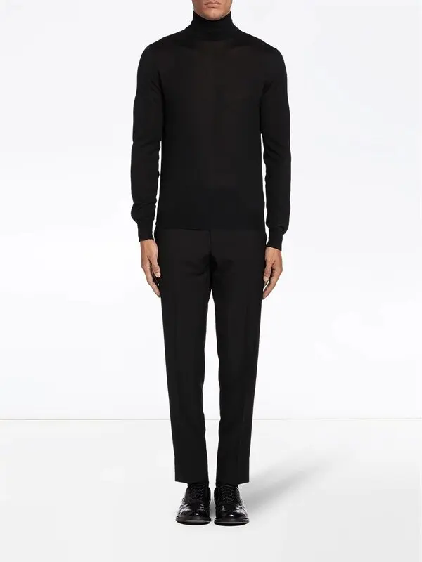 Prada Cashmere High Neck Pullover