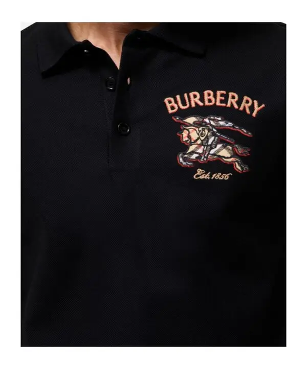 Burberry Knight Check Cotton Polo Shirt