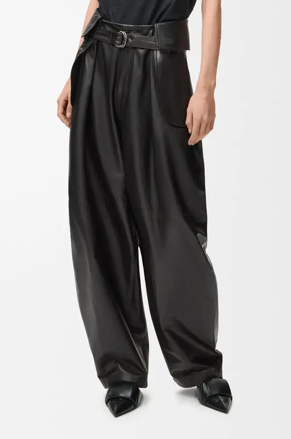 Loewe Nappa Lambskin Cargo Trousers