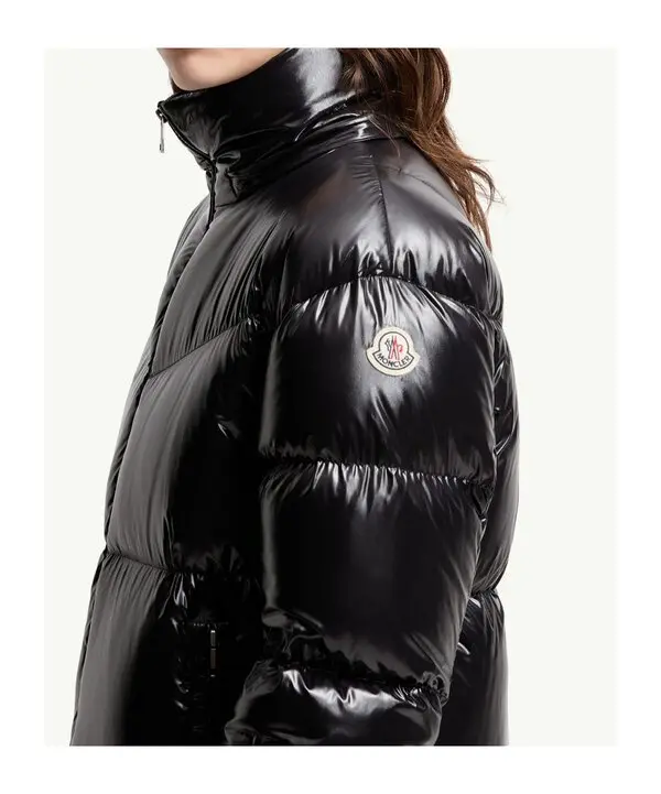 Moncler Harfang Hooded Long Down Coat