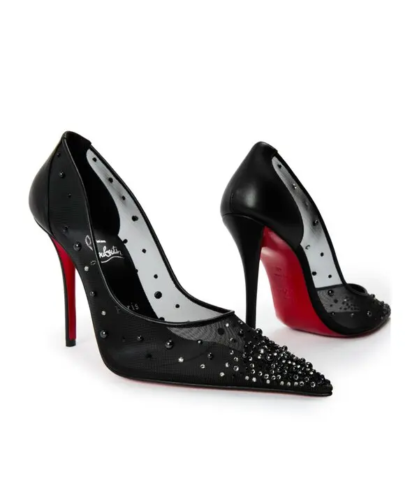 CHRISTIAN LOUBOUTIN Embellished Pointed Toe Stilettos