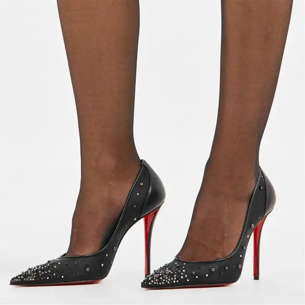 CHRISTIAN LOUBOUTIN Embellished Pointed Toe Stilettos