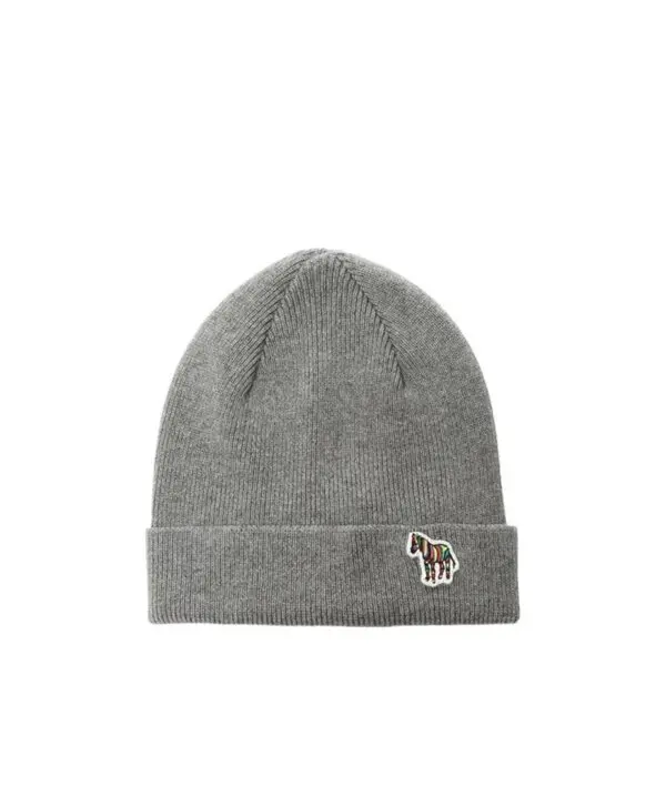 Paul Smith Zebra Logo Beanie - Gray